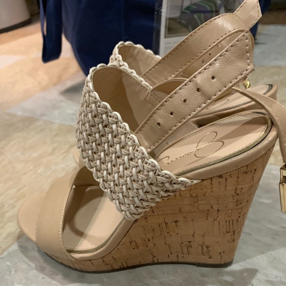 Jessica Simpson | Shoes | Jessica Simpson Cork Wedge Sandals | Poshmark